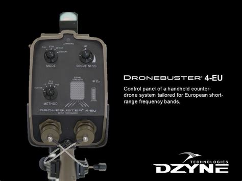 Dzyne Introduces Dronebuster 4 Eu Expands Production After Securing
