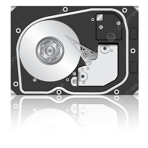 computer hard disk drive cylinder memory sata vector cylinder memory