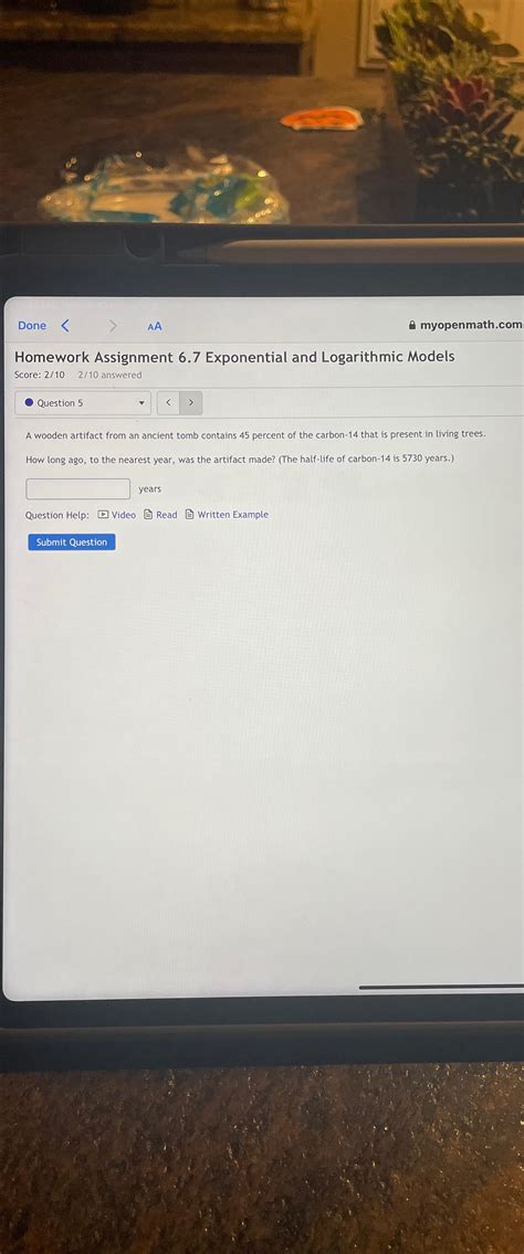 Homework Assignment 6 7