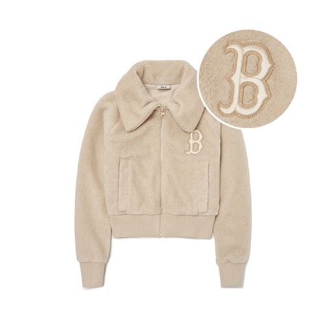 엠엘비 여성 베이직 경량 크롭 후리스 점퍼 B L Beige 위시버킷