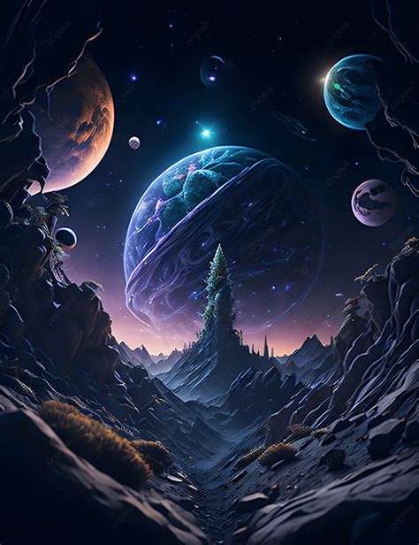 A Cosmic Exploration Of The Universe With Cannabis Plants 2 Background