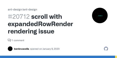 Scroll With ExpandedRowRender Rendering Issue Issue Ant Design Ant Design GitHub