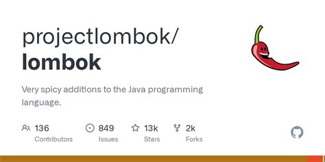 Github Projectlombok Lombok Very Spicy Additions To The Java Programming Language