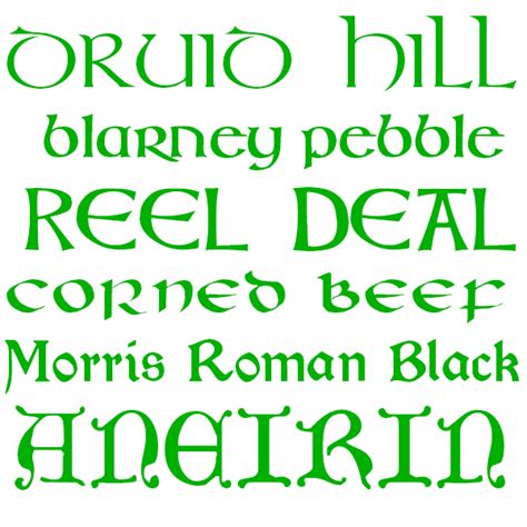 Free Celtic Fonts MacAppware
