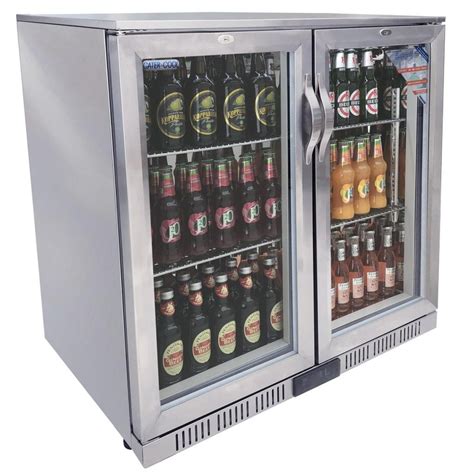 Cater-Cool CK2503 Commercial Triple Hinged Door Silver Bottle Cooler