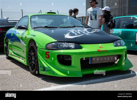 A Second Generation Green Mitsubishi Eclipse Tuned In Style Of Brian O
