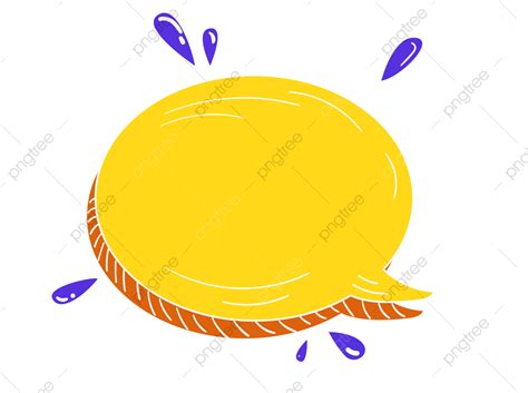 Gambar Kotak Dialog Versi Q Imut Menyenangkan PNG Dan Vektor Dengan Background Transparan