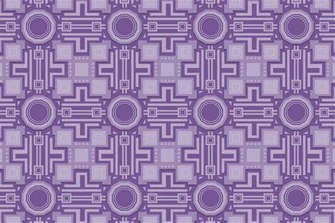 Free Vector Monochromatic Purple Pattern With Shapes