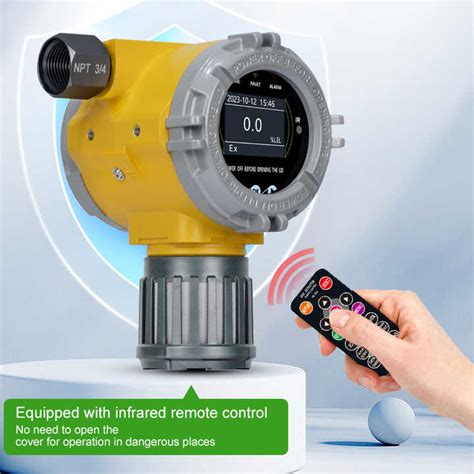 Industrial Diffusion Type Fixed Oxygen O2 Gas Detectors Sensor With Automatically Store Data