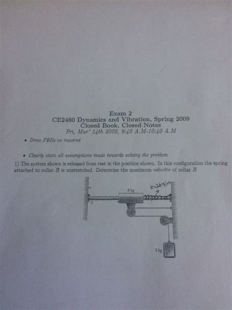 The System Shown Is Released From Rest In The