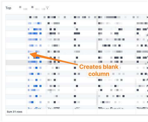 Hiding Row Numbers Doesnt Remove The Column Feature Suggestions Holistics Community