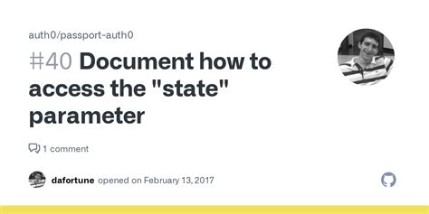 document how to access the state parameter · issue 40 · auth0