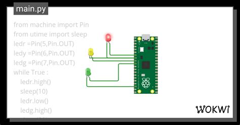 Traffic Light Using Raspberry Pi Wokwi Esp32 Stm32 Arduino Simulator Traffic Light Using Raspberry Pi Wokwi Esp32 Stm32 Arduino Simulator