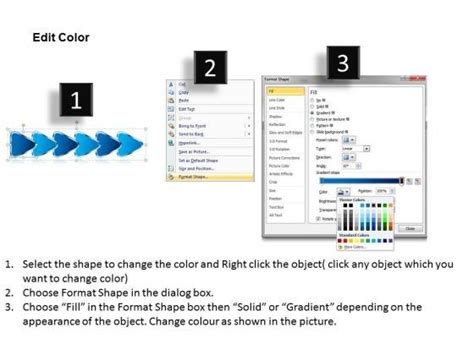 Linear Flow Navigation Arrow 6 Stages Flowchart Symbols PowerPoint Templates