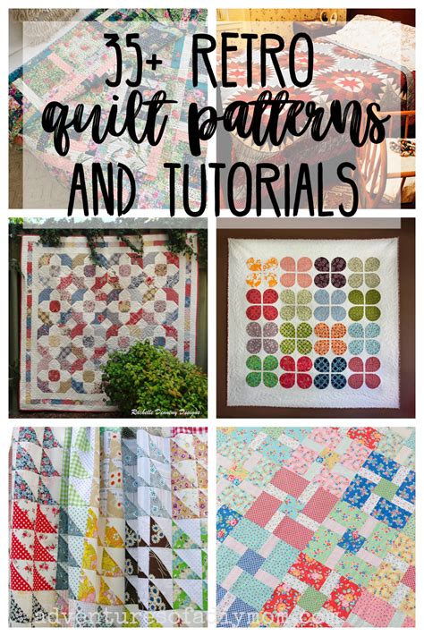 30 Retro Quilt Patterns — Adventures Of A Diy Mom