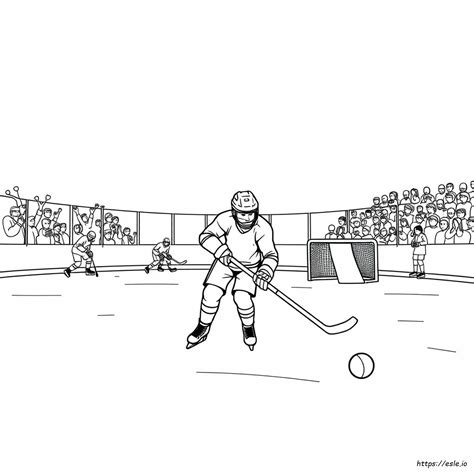 Ice Hockey Coloring Pictures