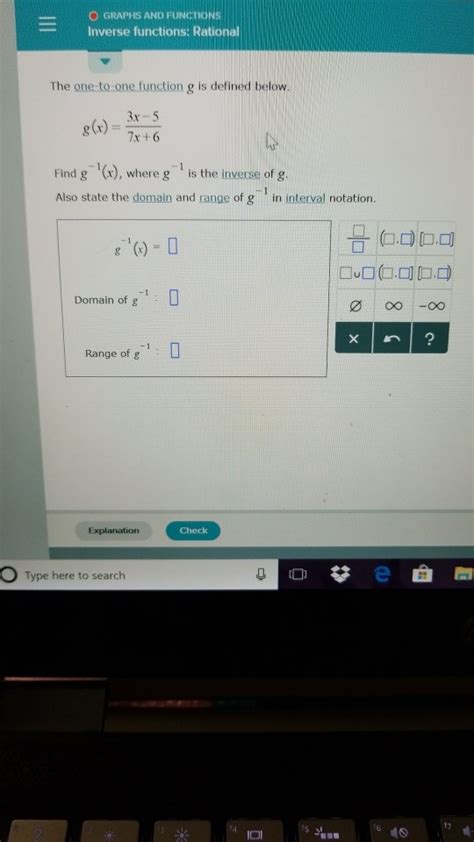Solved O GRAPHS AND FUNCTIONS Inverse Functions Rational Chegg
