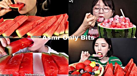 Asmr Watermelon Compilationcompilationno Talkingbites Only