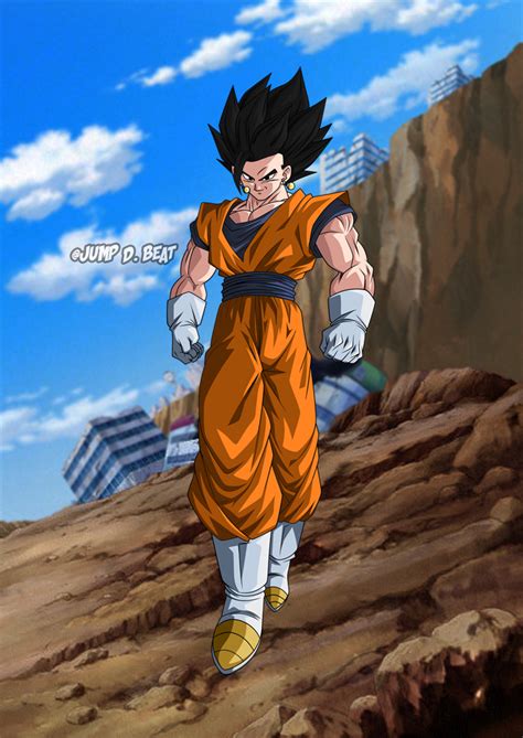 Goku And Gohan Fusion Drawings