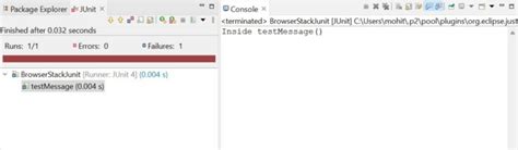 Junit Assertthat Method BrowserStack