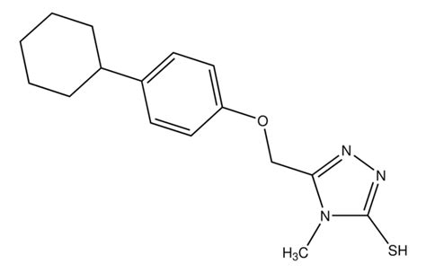 5 4 Cyclohexylphenoxymethyl 4 Methyl 4h 124 Triazole 3 Thiol
