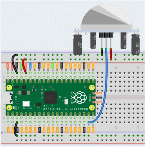 210 Detect Human Movement — Sunfounder Euler Kit For Raspberry Pi Pico