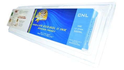 Roland Eco Sol Max 2 500ml Light Cyan Cartridge Liquecolor