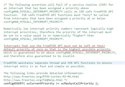 S32k在freertos下的外设中断异常问题configassert Uccurrentpriority