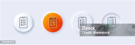 체크리스트 문서 줄 아이콘입니다 파일 서명 선 아이콘 벡터 0명에 대한 스톡 벡터 아트 및 기타 이미지 0명 3차원 형태 개념 Istock