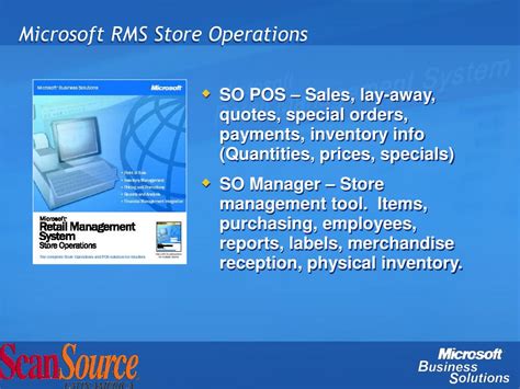 Ppt Microsoft Business Solutions Retail Management System Powerpoint