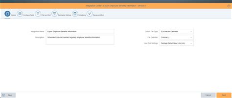 Exporting Benefits Data Using Integration Center E SAP Community