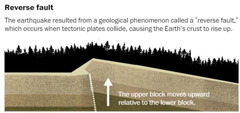 Earthquake Reverse Fault Reverse Fault Royalty Free Images Stock