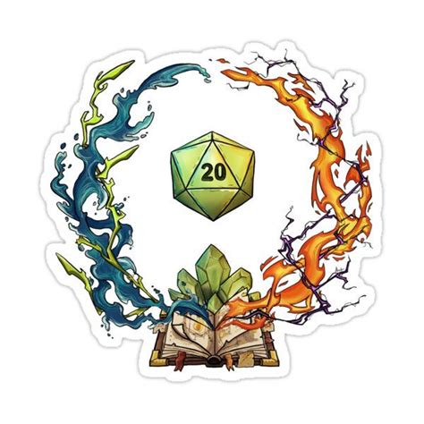 Dnd Wizard Class Symbol Sticker For Sale By Avalon18 Dungeons And Dragons Art Dnd Wizard
