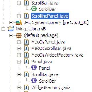 ScrollingPanel Java From WidgetLibraryA Is To Download Scientific Diagram