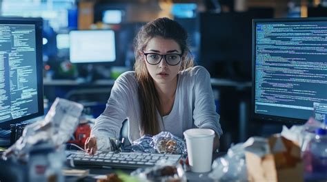 Free Focused Software Developer Photo Technology Developer Coding