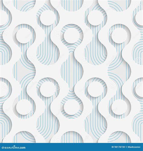 Seamless Tech Pattern Abstract Contemporary Background Stock Vector Illustration Of Cage