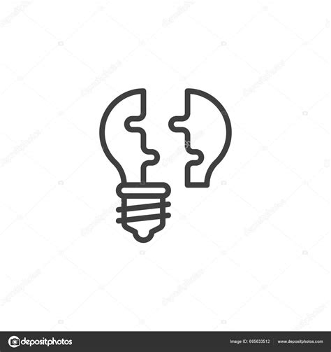 Problem Solving Line Icon Linear Style Sign Mobile Concept Web Stock