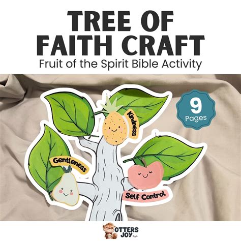 Fruit Of The Spirit Tree Craft Bible Activity Pdf Printable Etsy