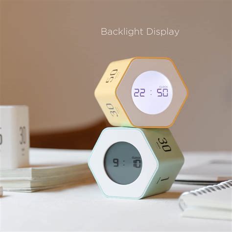 Mua Mooas Multi Hexagon Clock Timer White Ver2 Digital Clock Timer