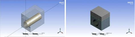 The Initial View Of The Pipeline Model In The Ansys Software Package