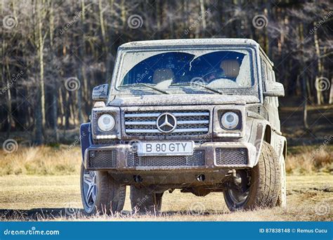 Brasov Romania 4 Marzo 2017 Prova Su Strada G Classa Di Mercedes Benz Il 4 Marzo 2017 In