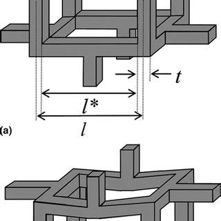 Unit Cell Representation Of An Open Cell Foam Structure As Used By