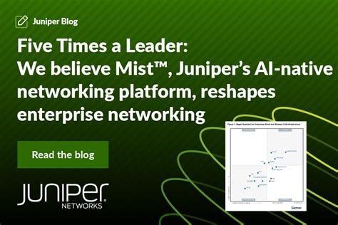 Leading The Next Era Of Ai Innovation With Mist Junipers Ai Native
