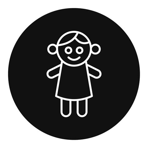 Premium Vector Doll Vector Illustration