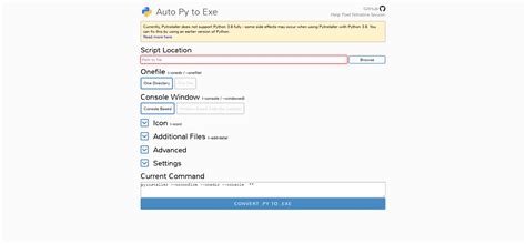 Compiling Python To Exe