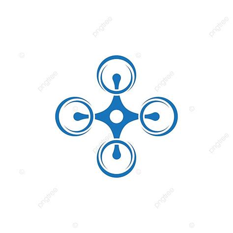 Drone Logo Vector App Technology Helicopter Vector App Technology