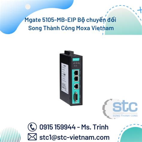 Mgate 5105 Mb Eip Gateway Moxa Song Thành Công Vietnam