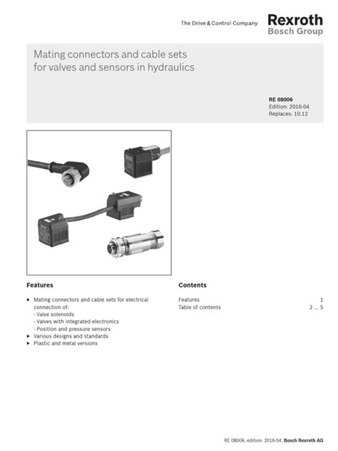 Sensor Connectors Pdf Electrical Connector Diode