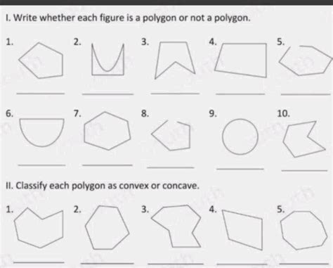 I Write Whether Each Figure Is A Polygon Or StudyX