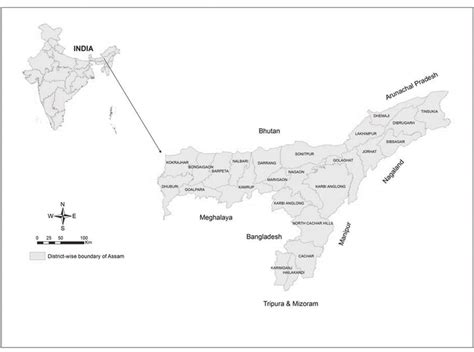 Study Area Location In Assam Download Scientific Diagram